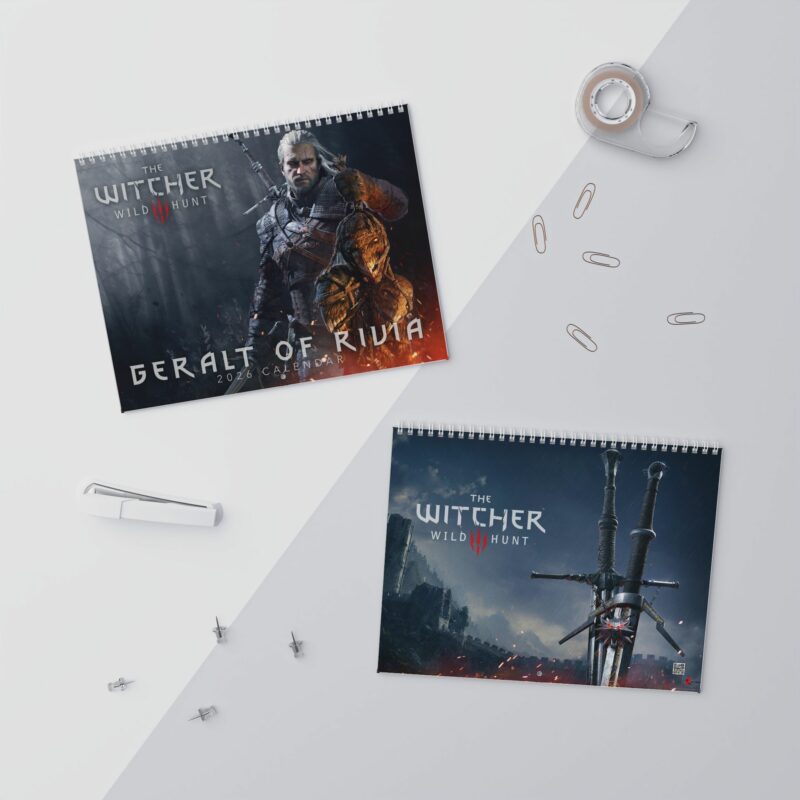 Geralt Of Rivia From The Witcher Game 2026 Calendar - Drakify